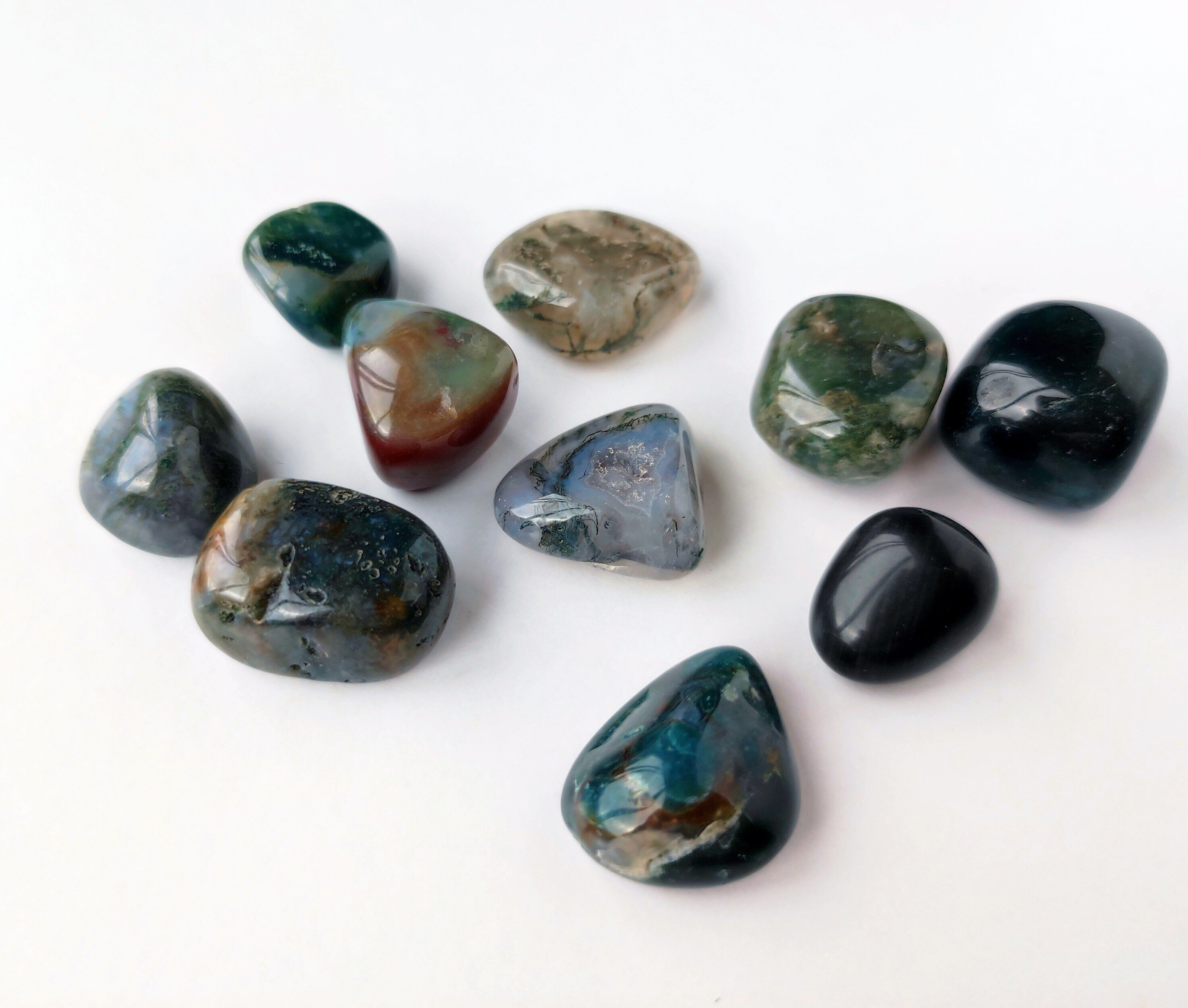 Agata India - 5 piezas | Ambar Minerales